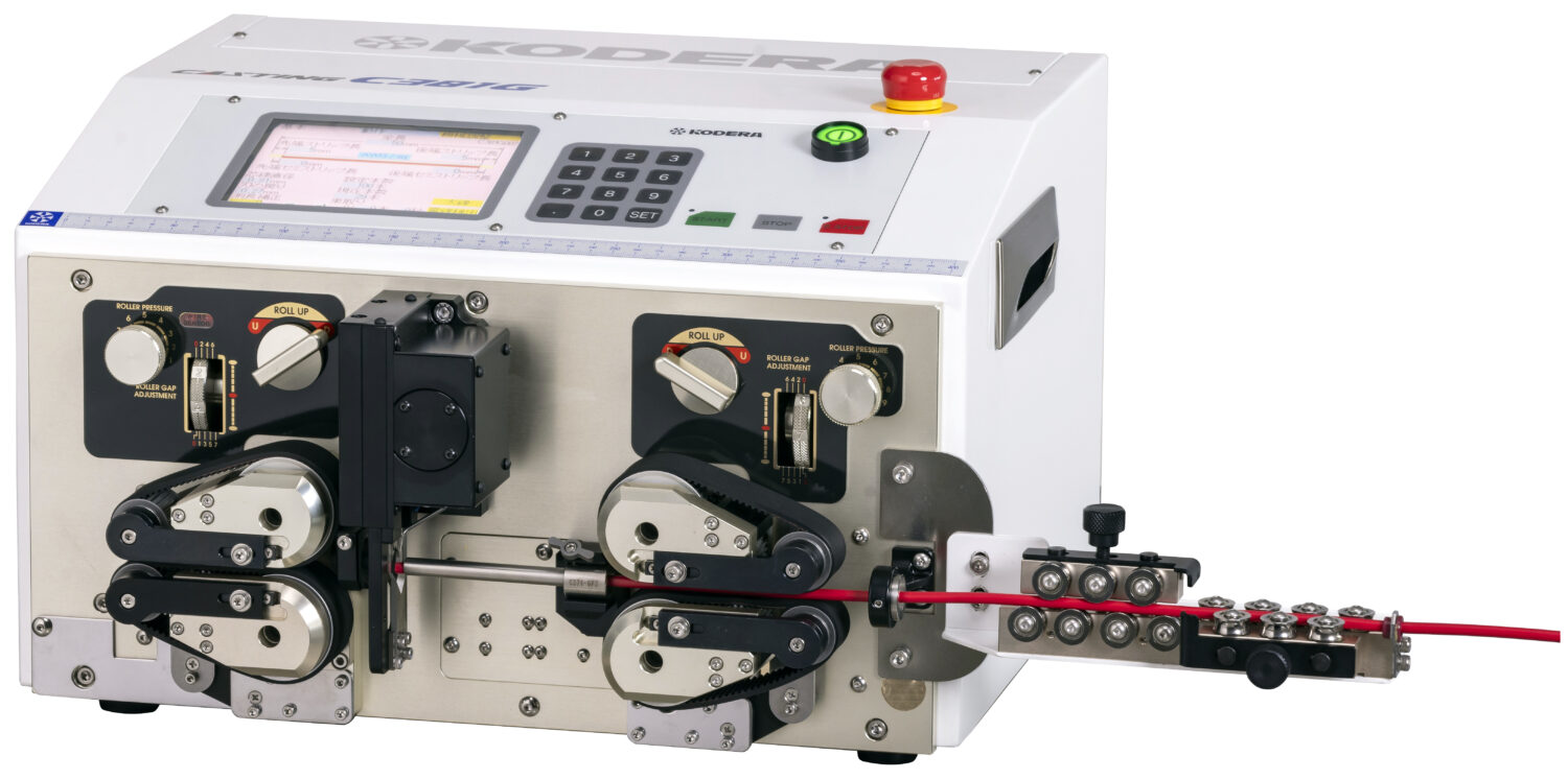 全自動電線切断皮剥機 キャスティング | 株式会社小寺電子製作所